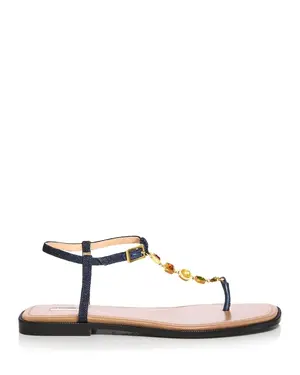 NODALETO Embellished Strappy Sandals