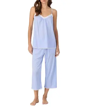 Eileen West Camisole & Capri Pants Pajama Set - Solid Lilac