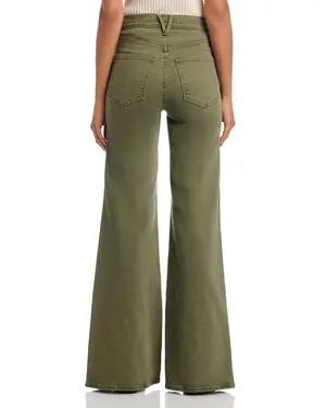 Veronica Beard Joplin High-rise Flare Jeans - Army