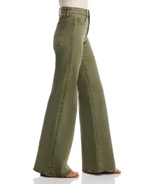 Veronica Beard Joplin High-rise Flare Jeans - Army