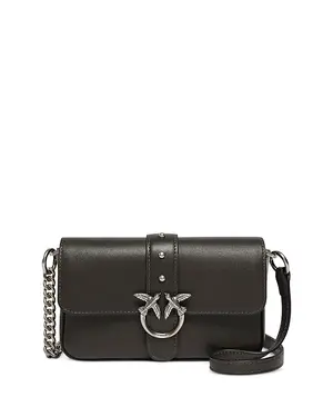 Pinko Love One Leather Crossbody