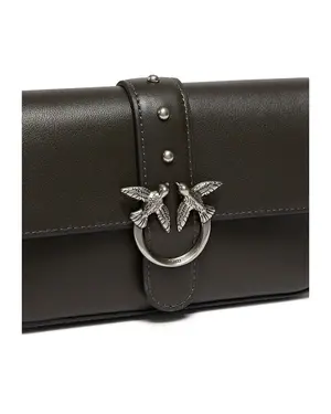 Pinko Love One Leather Crossbody - Ko