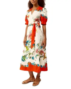 MARIE OLIVER Rita Wrap Dress - Cartagena