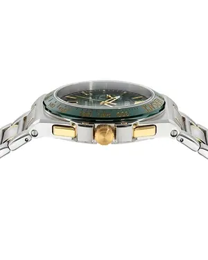 Versace Greca Reaction Chronograph, 43mm - Two Tone