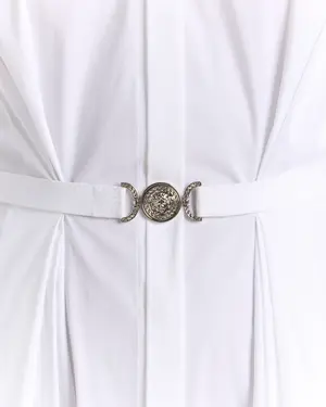 Versace Poplin Belted Shirt Dress