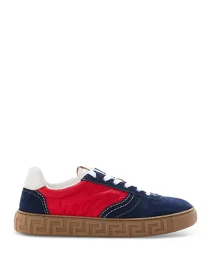 Versace Lace Up Low Top Sneakers - Marine