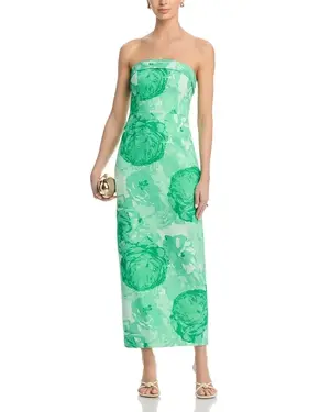 MILLY Ella Jacquard Maxi Dress