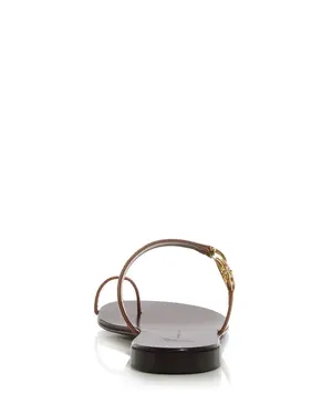 GIUSEPPE ZANOTTI Jaylen Embellished Sandals - Cuoio