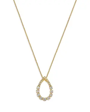 Bloomingdale'S Diamond Pear Pendant Necklace - Gold