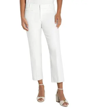 LIVERPOOL Welt Pocket Crop Pants - Whipped Cream