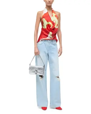 Staud Liora Printed Top - Red Zone