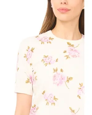 CECE DUPRAZ Floral Print Sweater