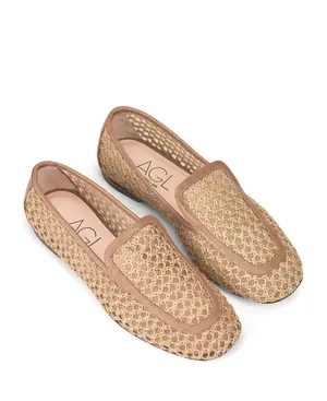 Agl Woven Moccasins