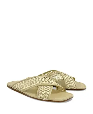 Agl Woven Slide Sandals