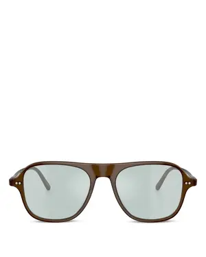 Oliver Spencer Nilos Square Optical Glasses, 56mm