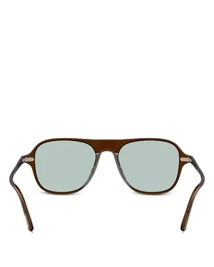 Oliver Spencer Nilos Square Optical Glasses, 56mm