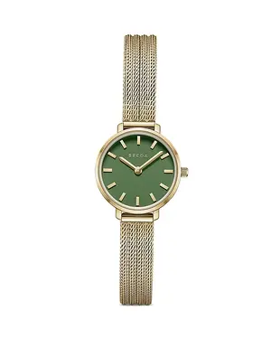 BREDA Beverly Tethered Watch, 25mm - Gold/green