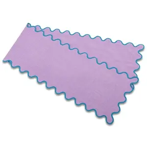 LULU POWERS Scallop Table Runner - Lilac/morning Glory