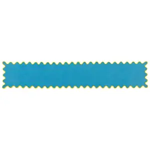 LULU POWERS Scallop Table Runner - Morning Glory/yolk