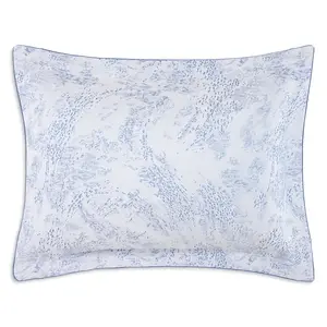 YVES DELORME Ecumes Standard Sham - Blue
