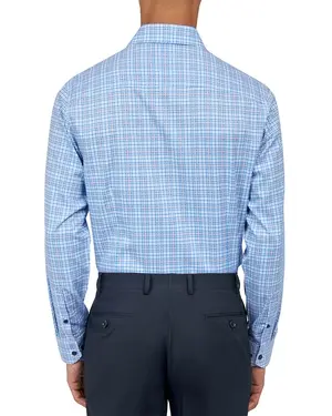 WRK Slim Fit Check Performance Dress Shirt