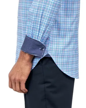 WRK Slim Fit Check Performance Dress Shirt