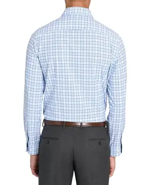 WRK Slim Fit Plaid Performance Dress Shirt
