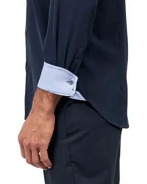 WRK Slim Fit Solid Performance Dress Shirt