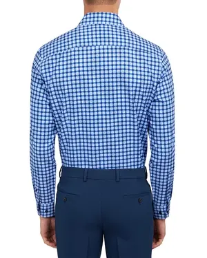 WRK Slim Fit Small Windowpane Performance Dress Shirt