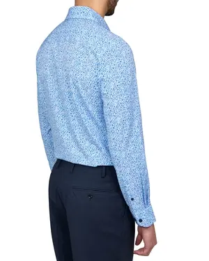 WRK Slim Fit Floral Performance Dress Shirt