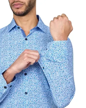 WRK Slim Fit Floral Performance Dress Shirt
