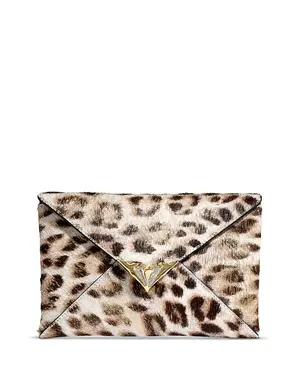Leopard Print Envelope Bags