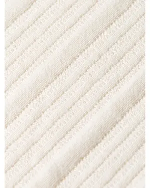 Scotch & Soda Ribbed Polo Sweater - Eggnog