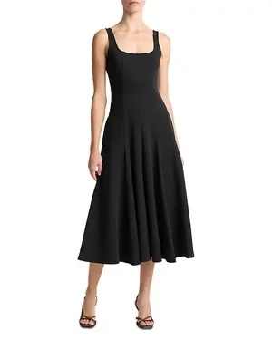 Women's Sleeveless Square Neck Dresses