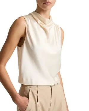 Vince Cropped Top - Flax