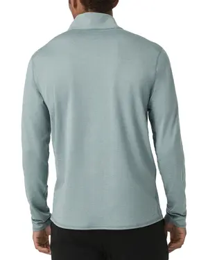 Vuori Ponto Half Zip Sweater - Misty Blue Heather