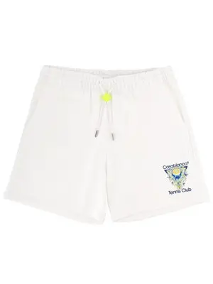 Casablanca Shorts With Logo - Multicolour