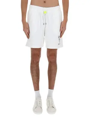 Casablanca Logo Shorts - White