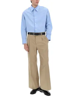 AMI Paris Cotton Shirt - Azure