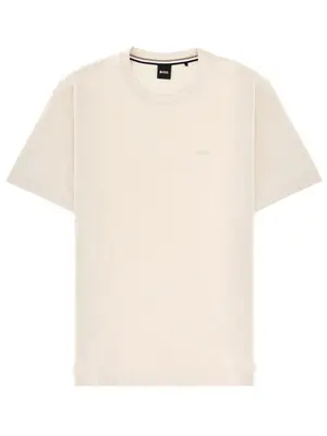 BOSS T-shirt With Logo - Ivory