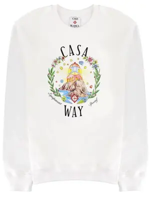 Casablanca Sweatshirt - White