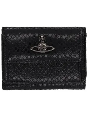 VIVIENNE WESTWOOD Wallet With "orb" Detail - Black