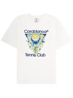 Casablanca T-shirt With Print - White