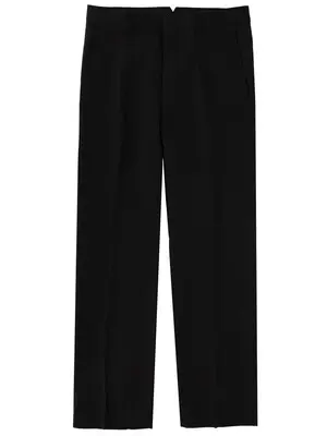 Ami Linen Blend Straight Pants