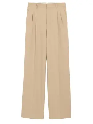 Ami Straight Pants - Beige