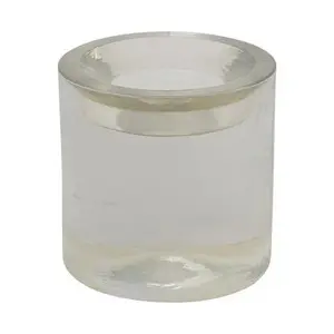 STORIED HOME Round Tealight Candle Holder - White