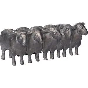 STORIED HOME Sheep Planter - Silver