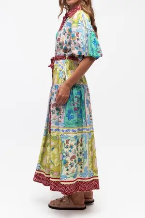 LABEL OF LOVE Garden Mosaic Maxi Dress