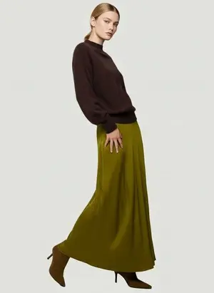 Majestic Filatures Cashmere Blend Long Sleeve Crewneck Sweater