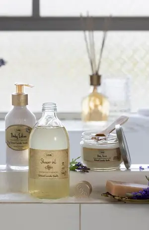 SABON Shower Oil Patchouli Lavender Vanilla - 500 Ml